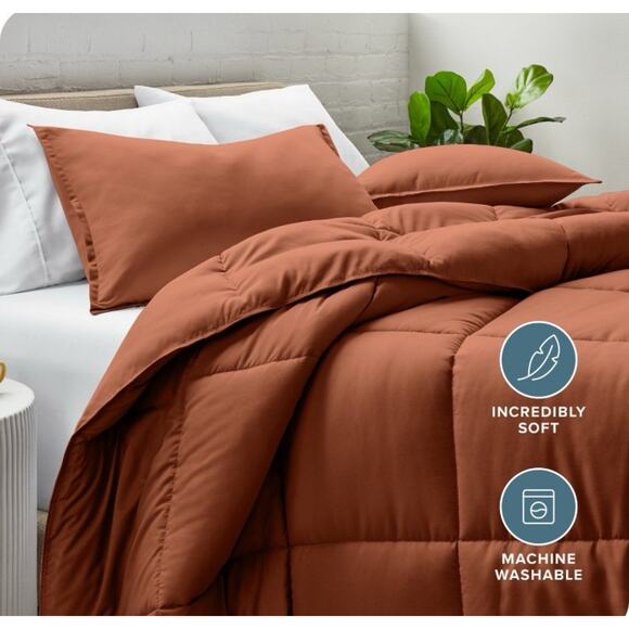 Bare Home | Bedding | Bare Home 3piece Goose Downalternative Comforter ...